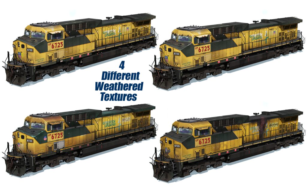 ᵃ UP Ex-CNW AC4400CW 6703-6737 - Virtual Railroad Mods