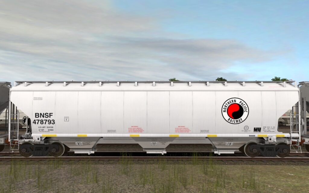 BNSF Heritage Pack 3 Trinity 3-Bay Hopper - Virtual Railroad Mods