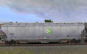 CGEX Trinity 3-Bay Covered Hopper - Virtual Railroad Mods