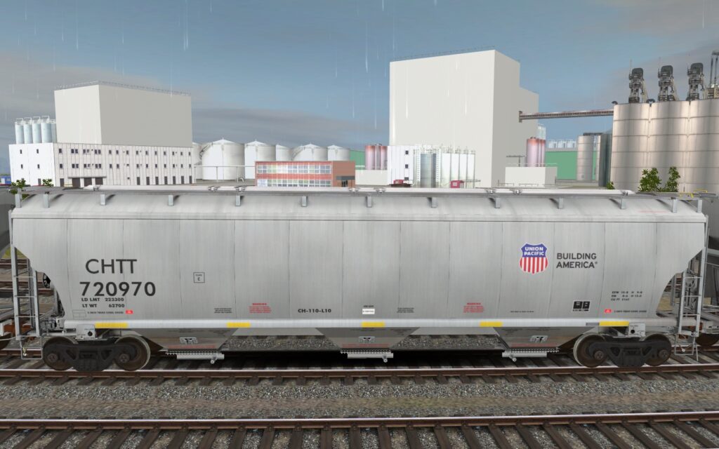 CHTT Trinity 3-Bay Covered Hopper - Virtual Railroad Mods