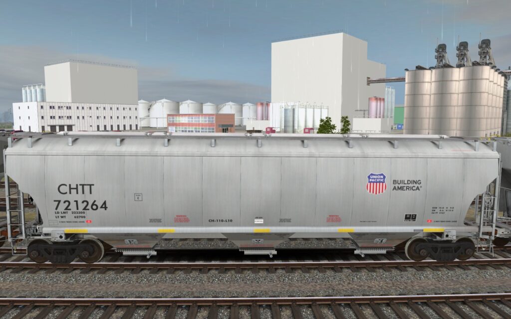 CHTT Trinity 3-Bay Covered Hopper - Virtual Railroad Mods