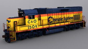 C&O Chessie System GP15T - Virtual Railroad Mods