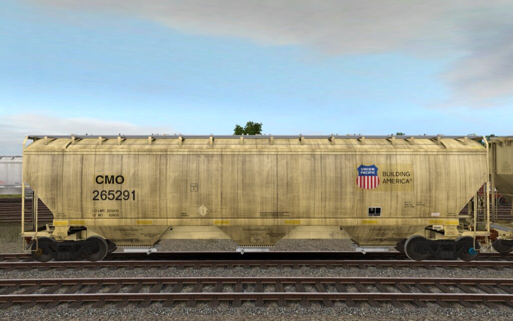 CMO 265200-265309 Greenbrier 5188cf covered hopper - Virtual Railroad Mods