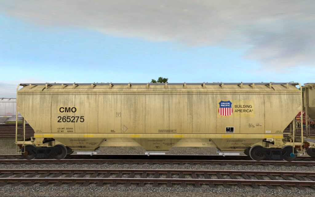 CMO 265200-265309 Greenbrier 5188cf covered hopper - Virtual Railroad Mods