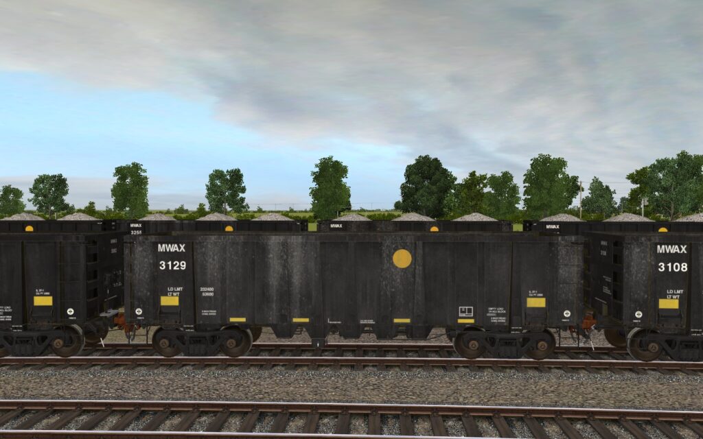 MWAX 3001-3145 National Steel Car 2500cf aggregate gondola - Virtual ...