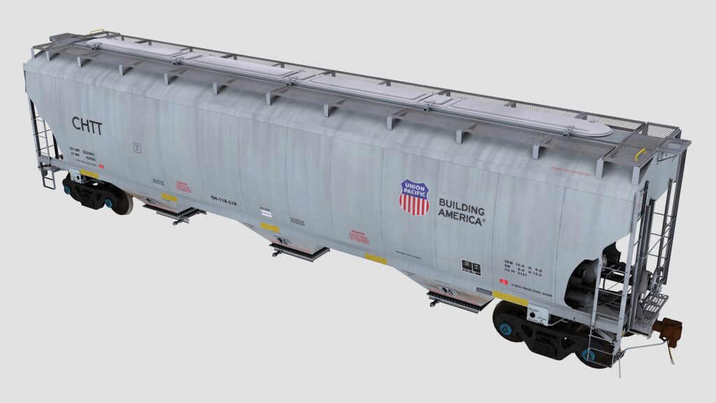 CHTT-CMO-UP Trinity 3-Bay Hopper Pack 1 - Virtual Railroad Mods