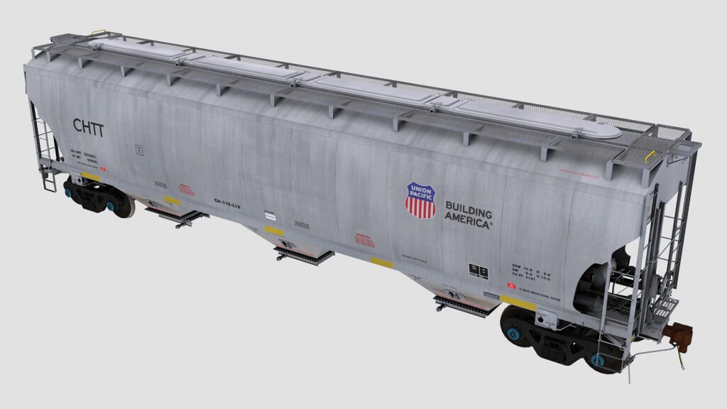 CHTT-CMO-UP Trinity 3-Bay Hopper Pack 1 - Virtual Railroad Mods