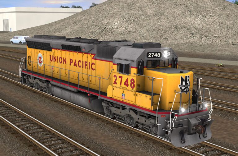 Union Pacific Lightning Scheme SD45 (SD40M-2) - Virtual Railroad Mods