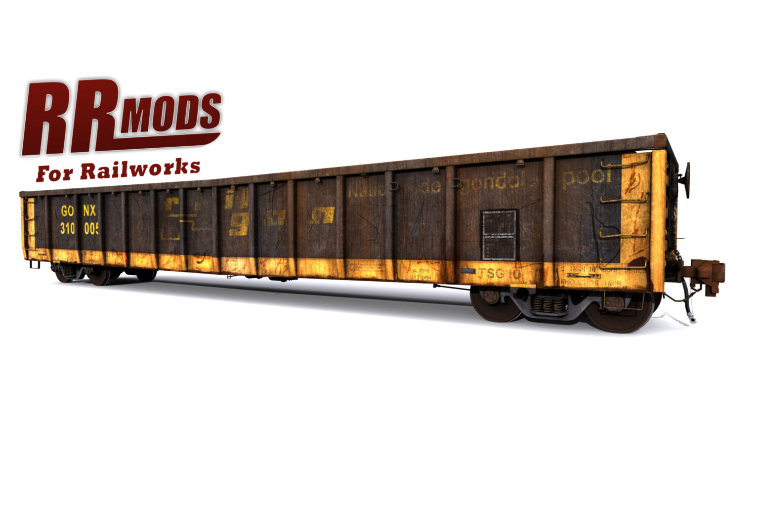 CNCF 2500 cuft and Thrall 2494 cuft Gondolas Railworks TS2019 64 bit ...