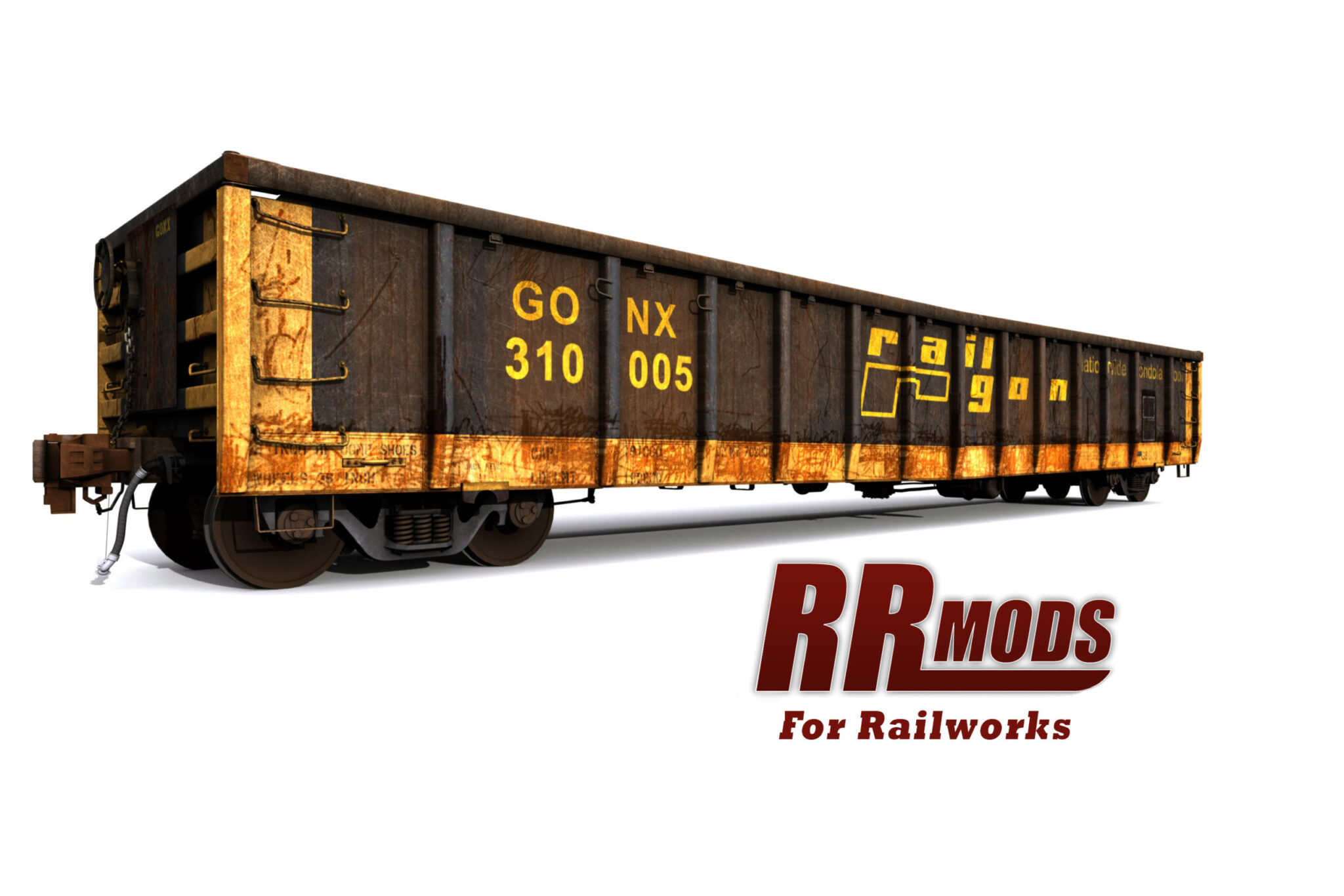 CNCF 2500 cuft and Thrall 2494 cuft Gondolas Railworks TS2019 64 bit ...