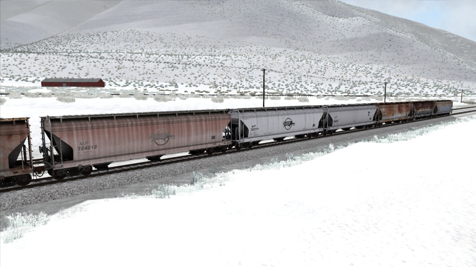 ACF 4600 Center Flow Hopper car Railworks TS2019 64 bit Late CSX, SCL ...