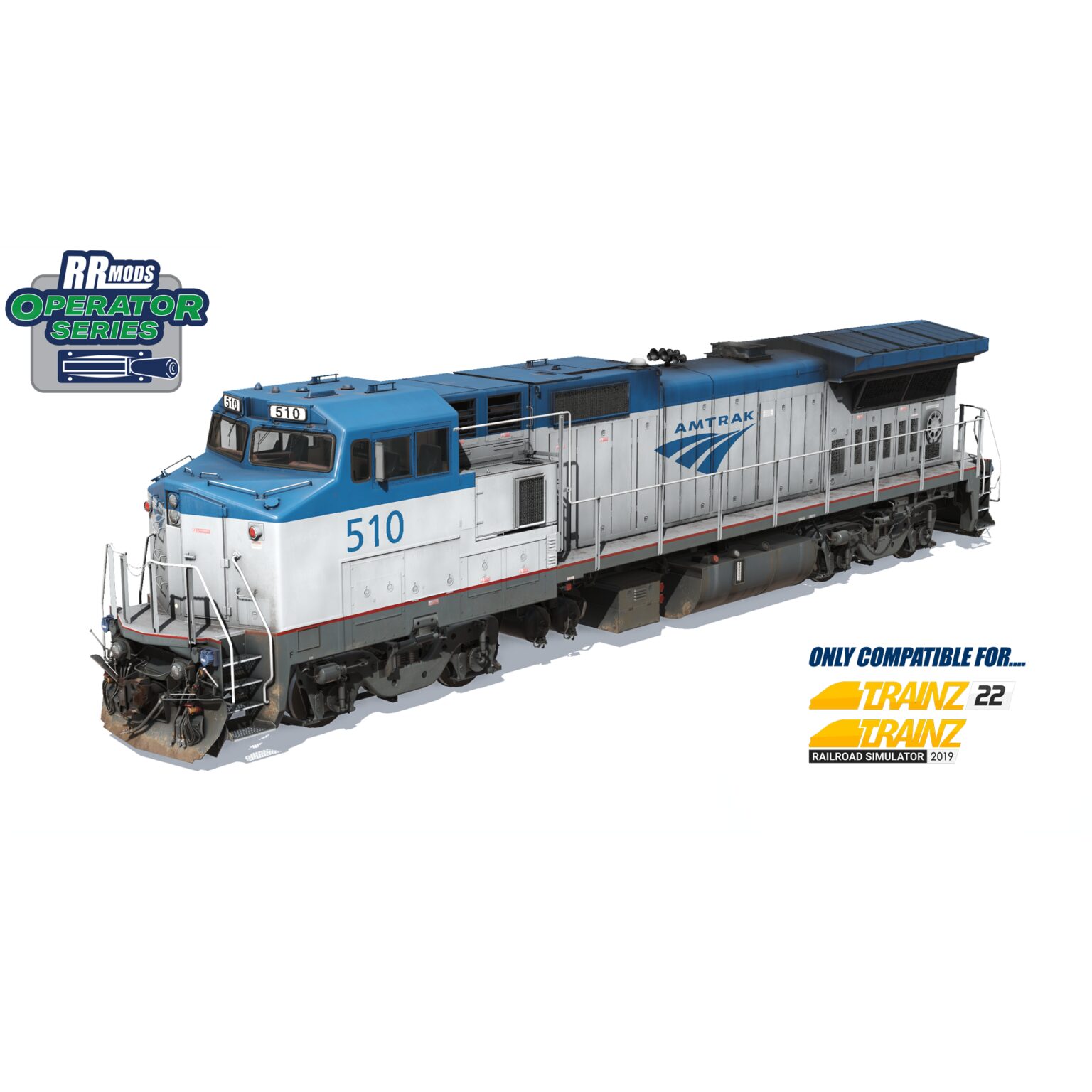 Amtrak B32-8WH 500-519 (PHASE V) - Virtual Railroad Mods