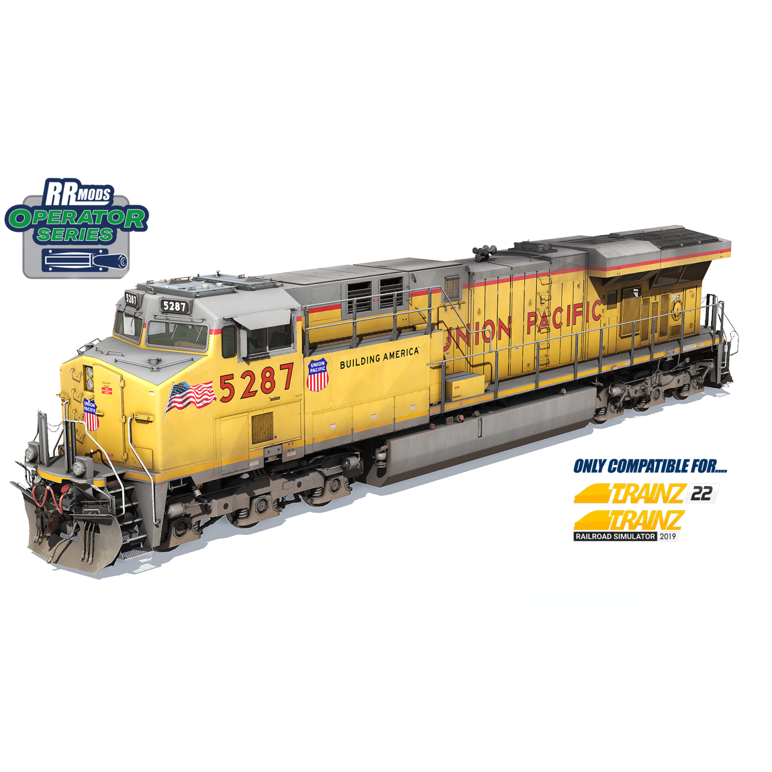 UP ES44AC (AC45CCTE) 5248-5312 Repaint - Virtual Railroad Mods