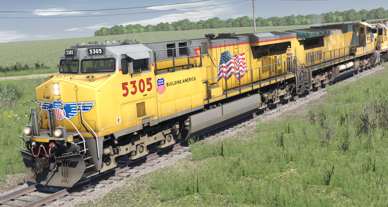 UP ES44AC (AC45CCTE) 5248-5312 - Virtual Railroad Mods
