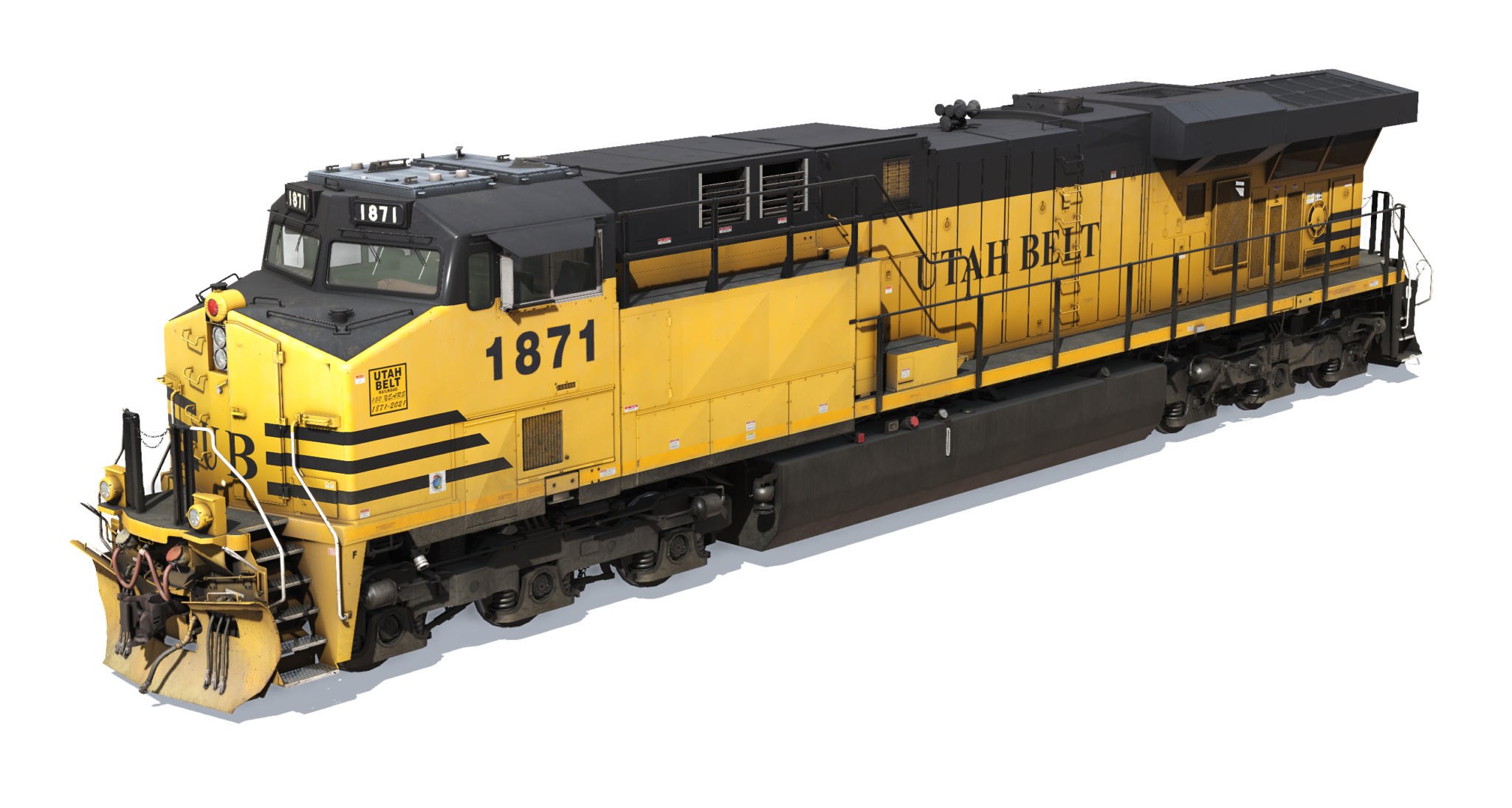 Utah Belt Heritage & Veterans ES44AC - Virtual Railroad Mods
